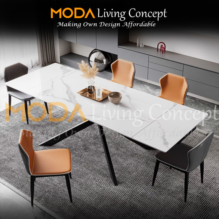 Italy Grey Natural Marble Round Dining Table - Moda Living Concept